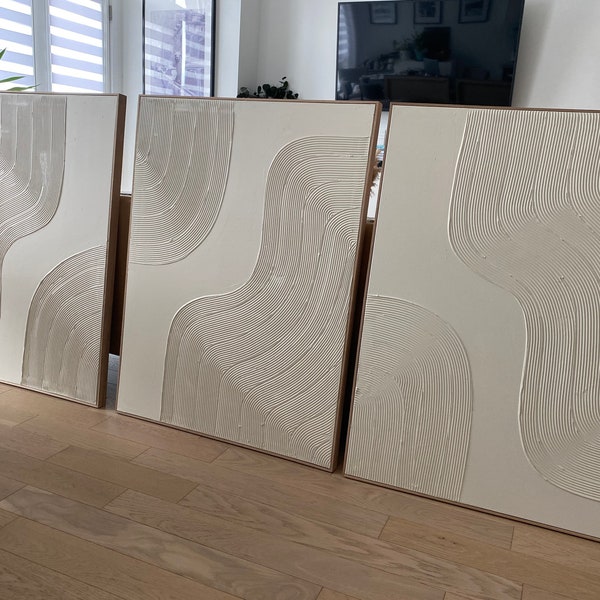 Textured Canvas Wall Art - Etsy