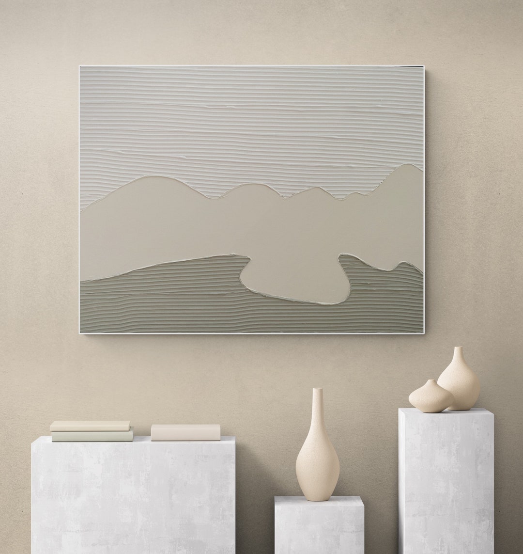 Custom Textured Minimalist Canvas Art | Anniversary Gift | Sentimental ...