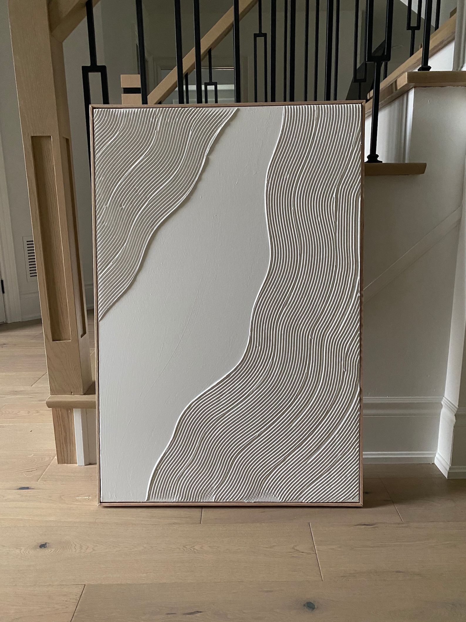 Textured Minimalist Canvas Art Custom Art Home Decor - Etsy