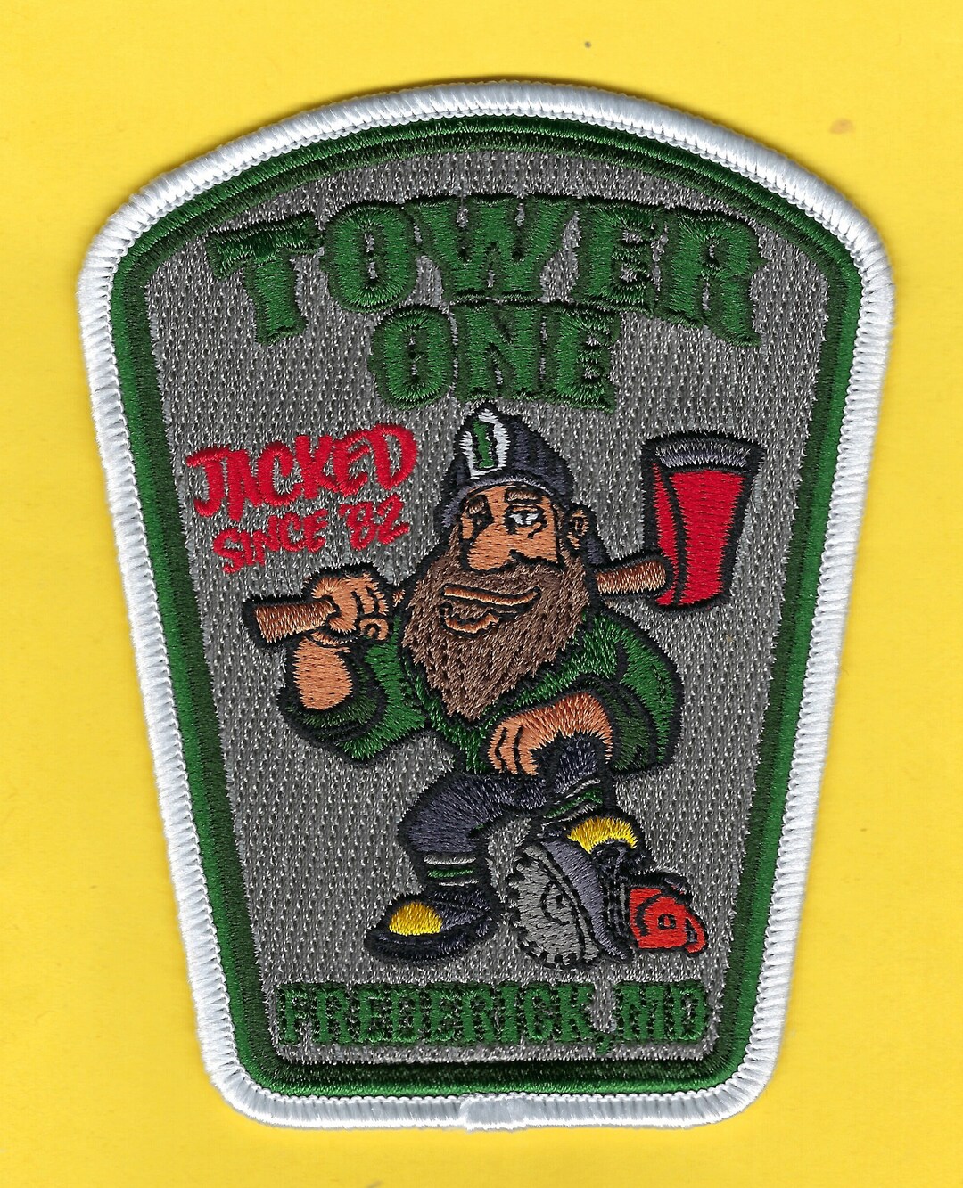 FREDERICK FIRE DEPARTMENT Tower One Embroidered Company Patch Maryland ...