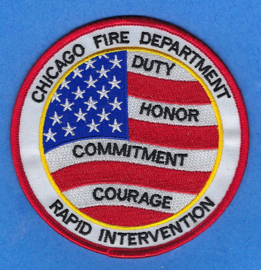 CHICAGO FIRE DEPARTMENT Rapid Intervention Team Patch - Etsy
