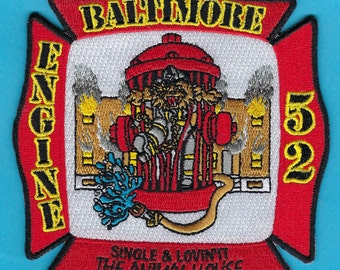 Baltimore Fire Patch - Etsy