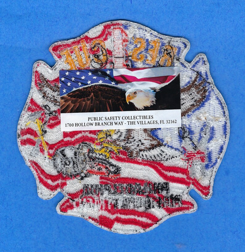 PHILADELPHIA FIRE DEPARTMENT Rescue 1 Embroidered Company Patch 'eagle ...