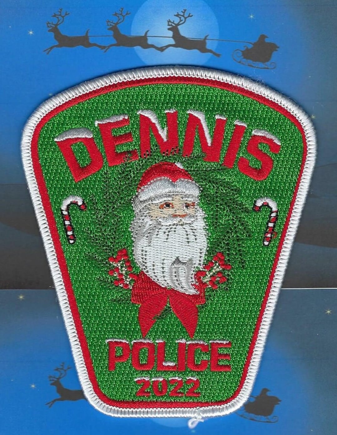 DENNIS POLICE DEPARTMENT Limited Edition 2022 Christmas Patch ...