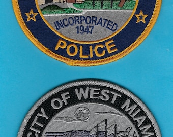 Miami Police Patch - Etsy