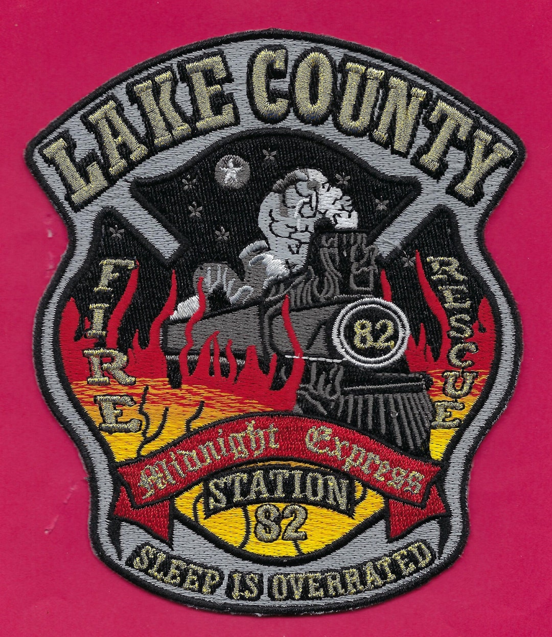 LAKE COUNTY Fire-rescue Dept Station 82 Company Patch FLORIDA LK - Etsy