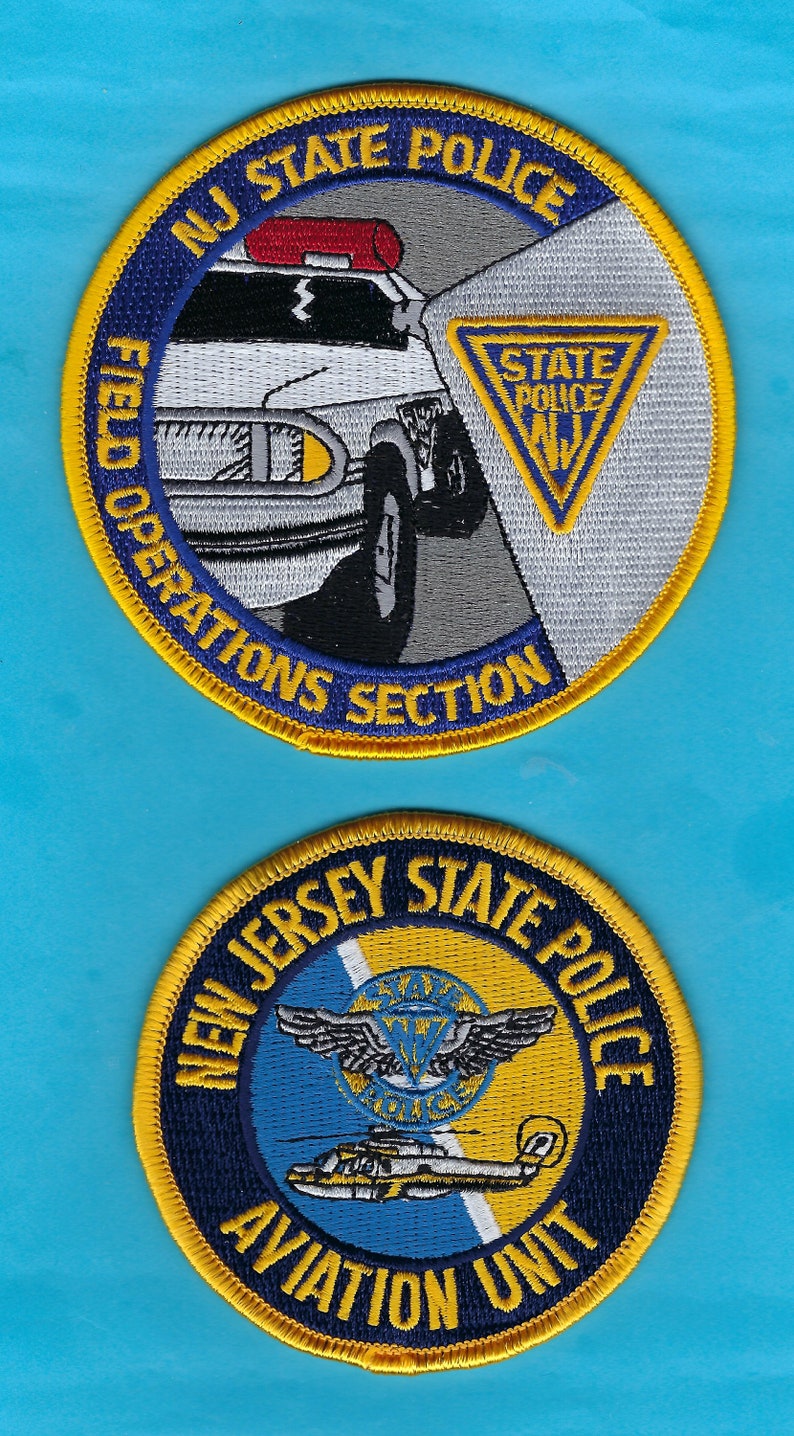 NEW JERSEY State Police Patch Set Awesome Collectors Set of - Etsy