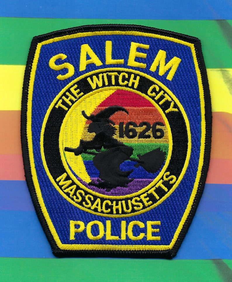 SALEM POLICE Department Gay Pride Patch Massachusetts Awesome LGBTQ LK ...