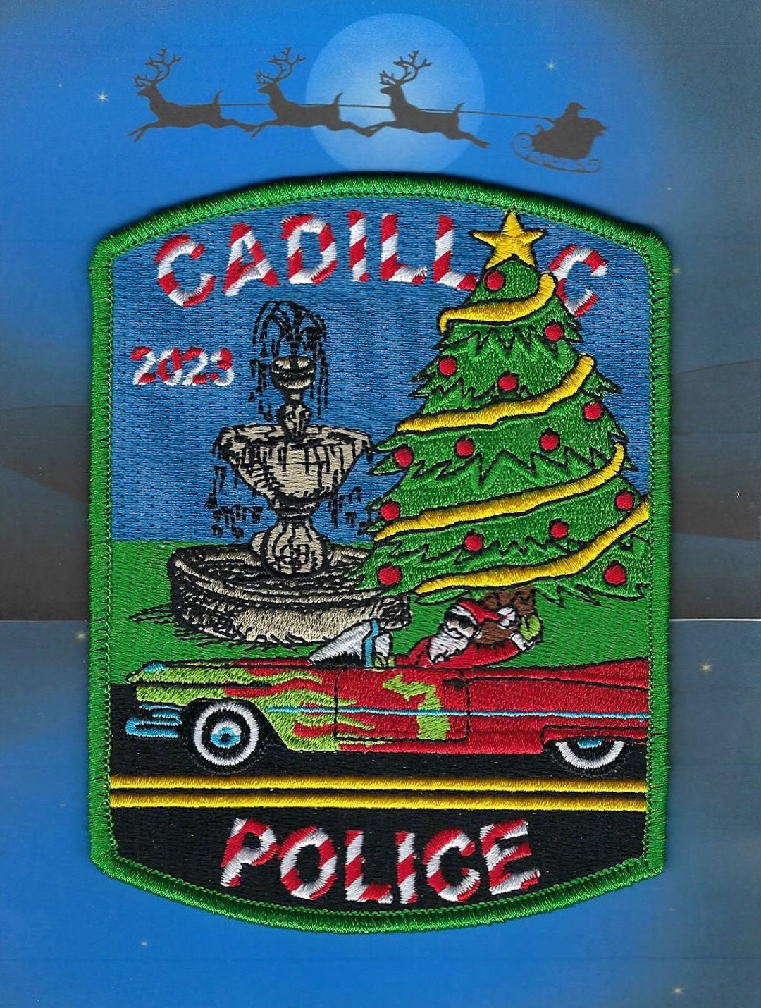 CADILLAC POLICE DEPARTMENT Limited Edition 2023 Christmas - Etsy