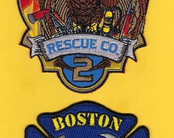Boston Fire Patch - Etsy