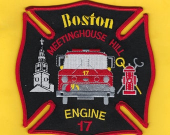 Boston Fire Engine - Etsy