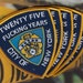 NEW YORK City Police Department 25 F...king Years Embroidered ...