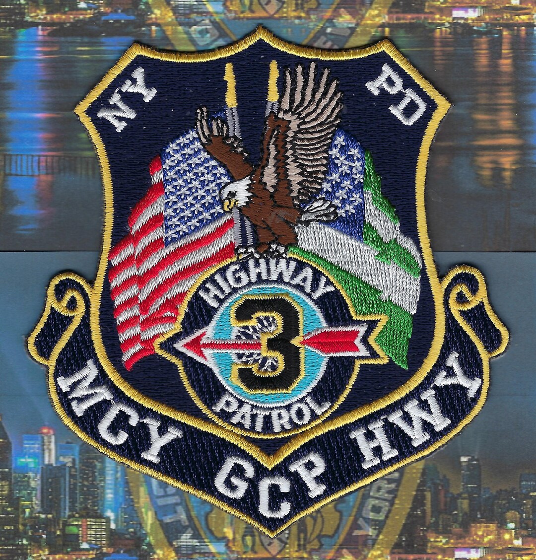 NYPD HIGHWAY PATROL 3 Unit Patch Beautiful Artwork New York City Police ... NYPD HIGHWAY PATROL 3 Unit Patch Beautiful Artwork New York City Police ...