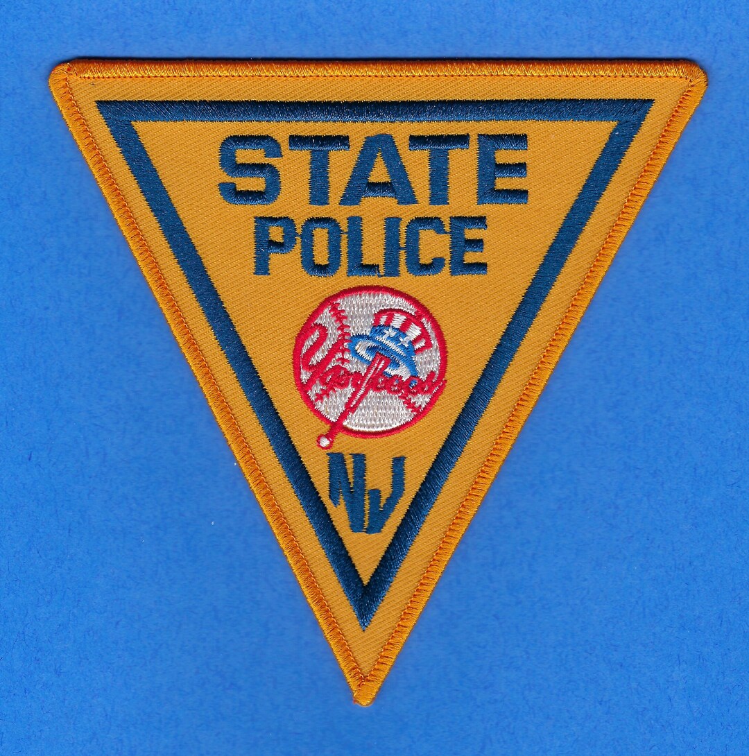 NEW JERSEY State Police New York Yankees Embroidered Patch MLBB Patch A ...