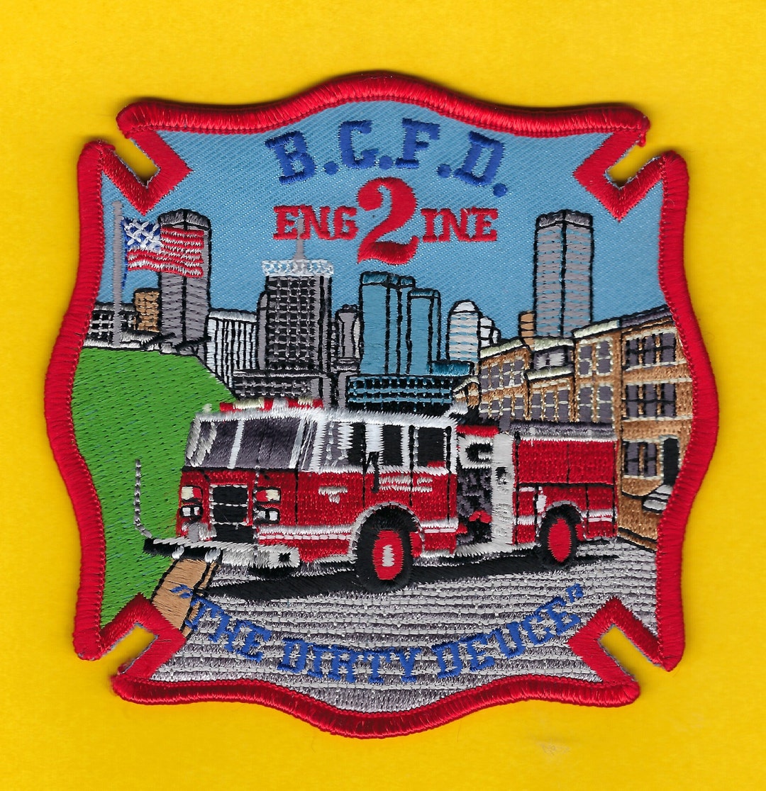 BALTIMORE CITY FIRE Department Engine 2 Embroidered Company Patch 'the ...