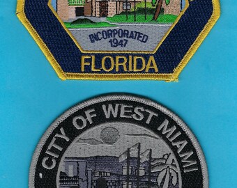 Miami Police Patch - Etsy