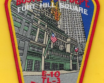 Boston Fire Patch - Etsy