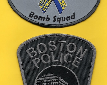 Boston Police Patch - Etsy