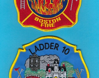 Boston Fire Patch - Etsy