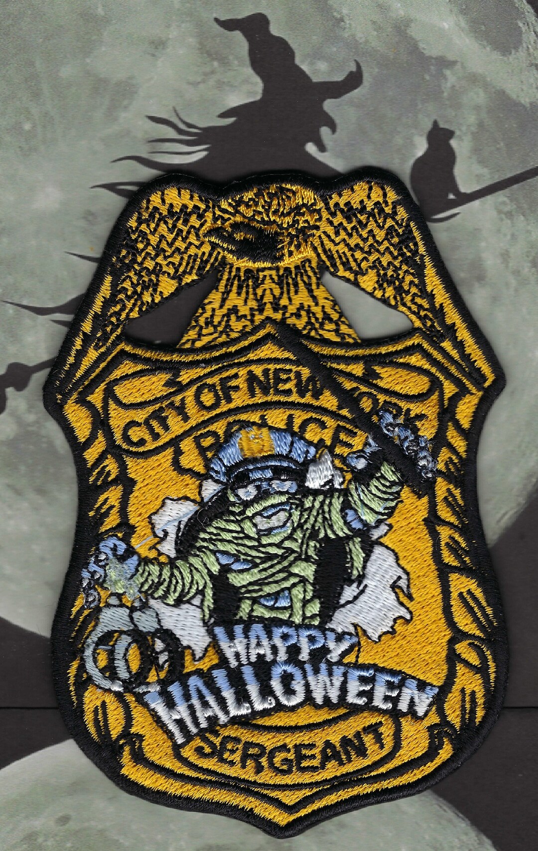 NYPD SERGEANT HALLOWEEN Patch Very Limited Edition New York LK - Etsy