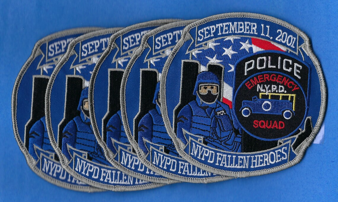 NYPD ESU 9-11-01 Fallen Heroes Patches 5 Emergency Service - Etsy