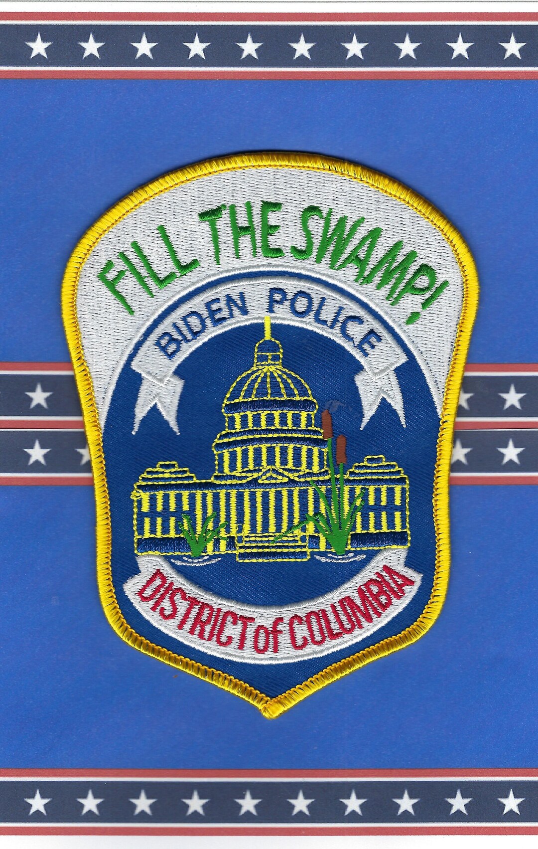 METROPOLITAN Police Department Fill the Swamp Patch JOE BIDEN LK - Etsy