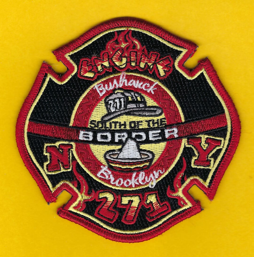 NEW YORK City Fire Department FDNY Engine 271 Embroidered Company Patch ...