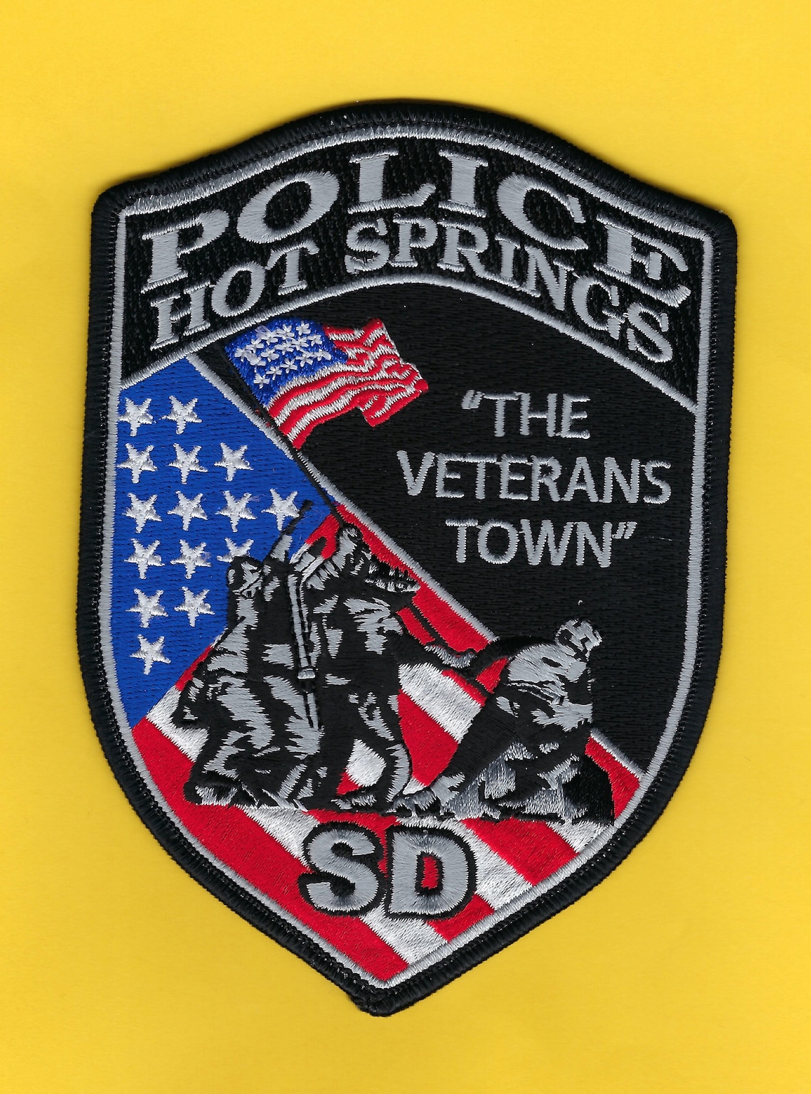 HOT SPRINGS POLICE Department Patch the Veterans Town - Etsy