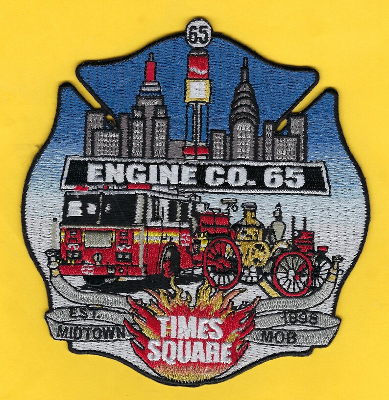 FDNY ENGINE 65 Company Patch times Square Midtown Mob LK - Etsy