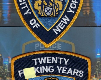 NYPD Patch PNG, JPF, New York City Police Department - Etsy