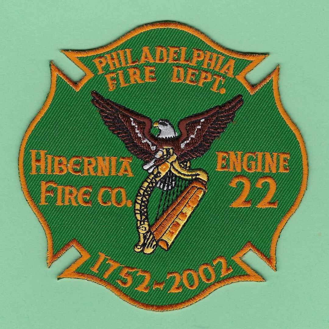 PHILADELPHIA FIRE DEPARTMENT Engine 22 Embroidered Company Patch ...