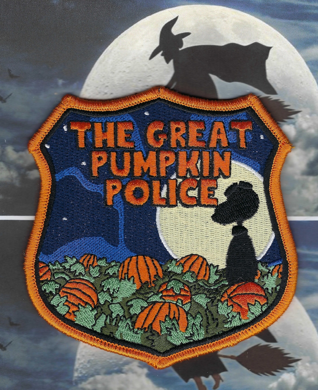 THE GREAT PUMPKIN Police Department Halloween Patch Awesome LK - Etsy