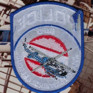 NYPD AVIATION UNIT Air-sea Rescue Limited Edition Embroidered Shoulder ...