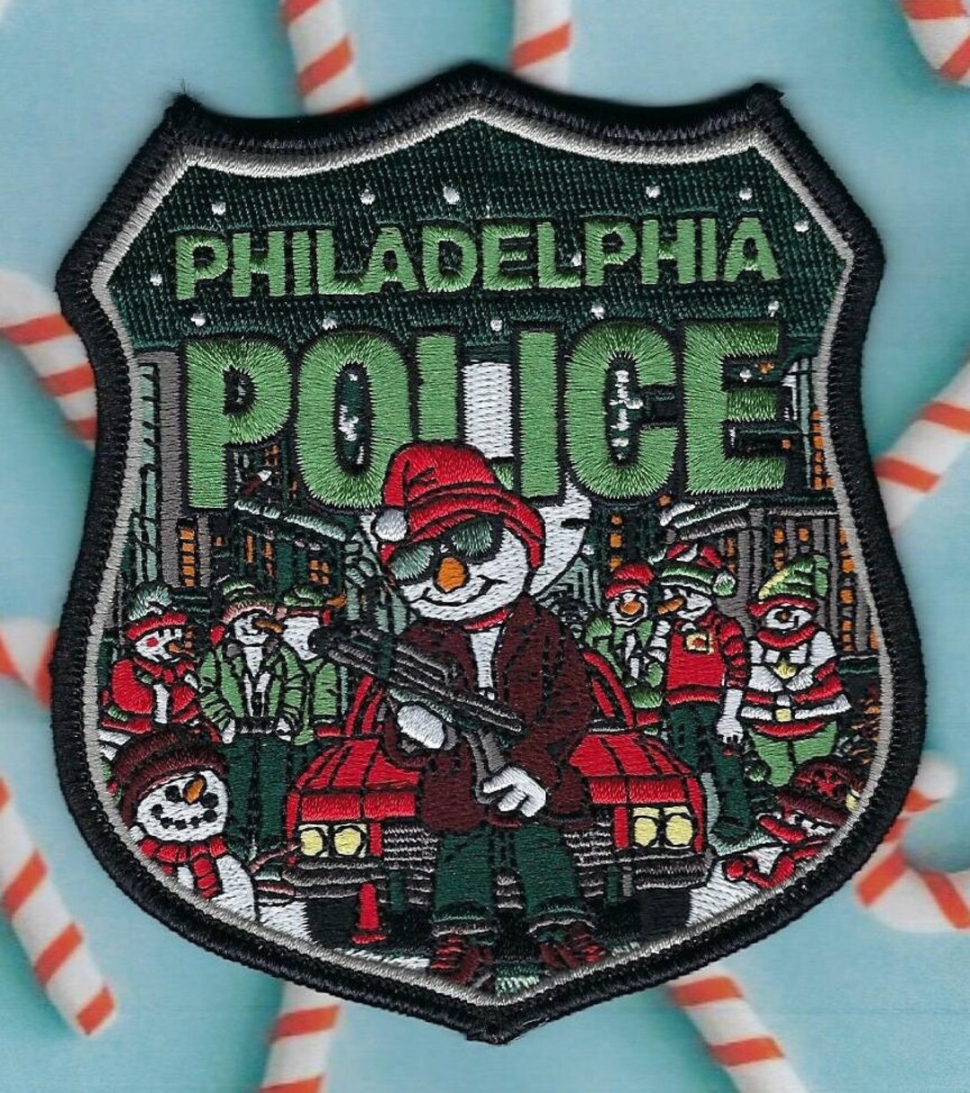 PHILADELPHIA POLICE DEPARTMENT Limited Edition Christmas Patch ...