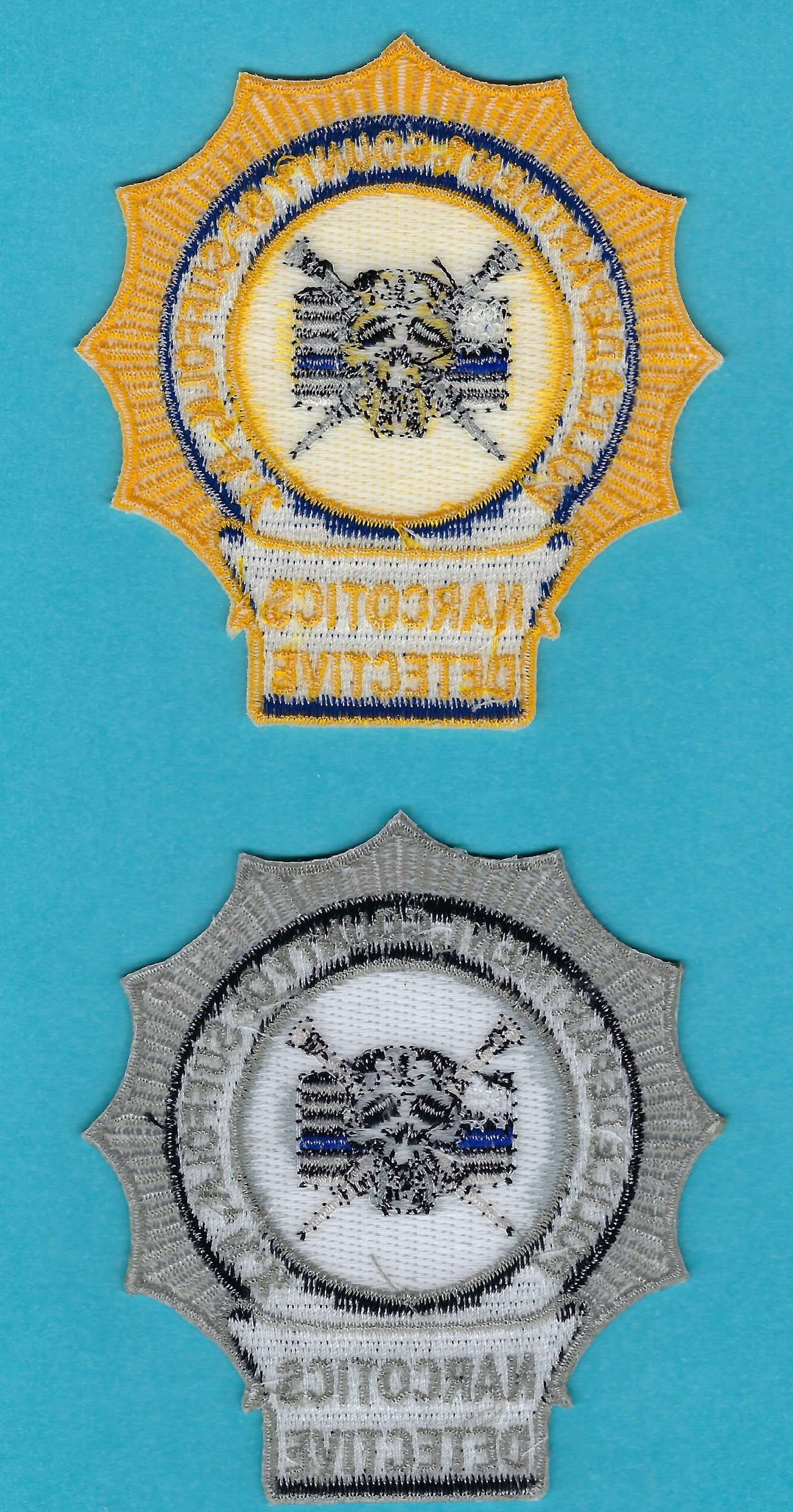 SUFFOLK COUNTY POLICE Department Narcotics Detective Embroidered Patch ...