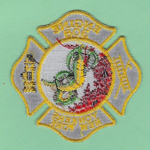 YONKERS FIRE DEPARTMENT Engine 308 Embroidered Company Patch New York ...