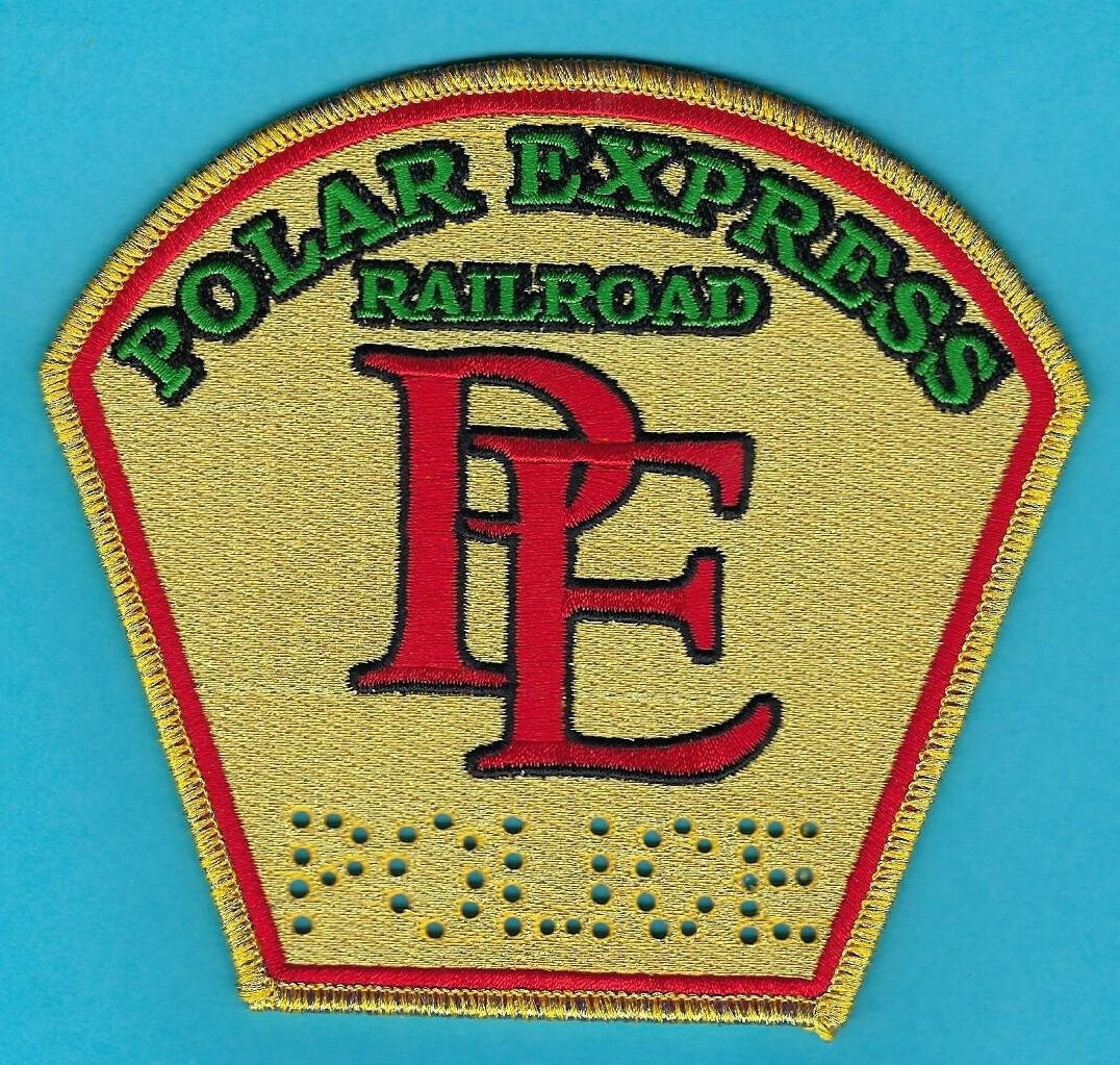 POLAR EXPRESS RAILROAD Police Department Patch Great Collector's Patch ...