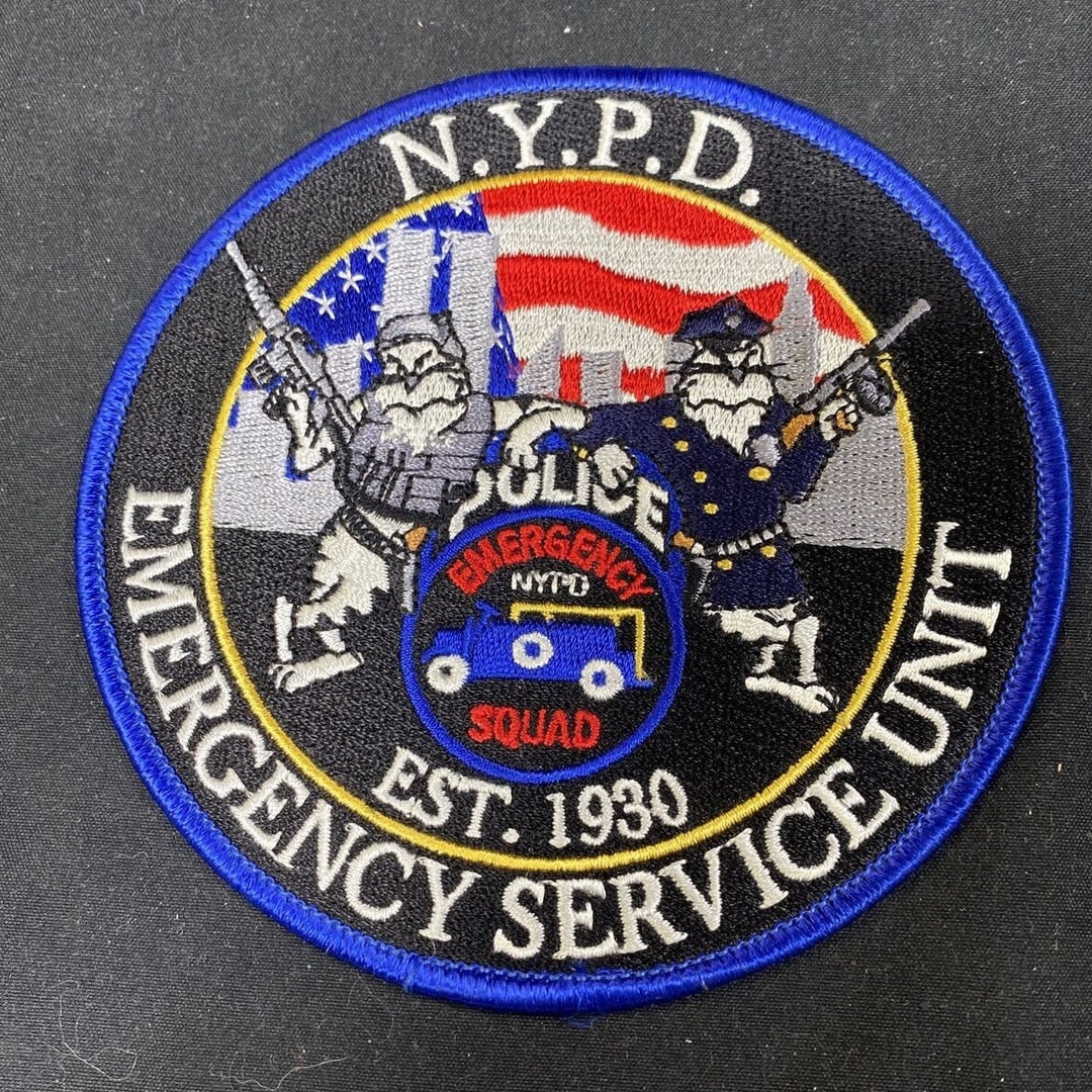 NEW York City Police Department ESU 'tomcats' Patch NYPD Emergency ...