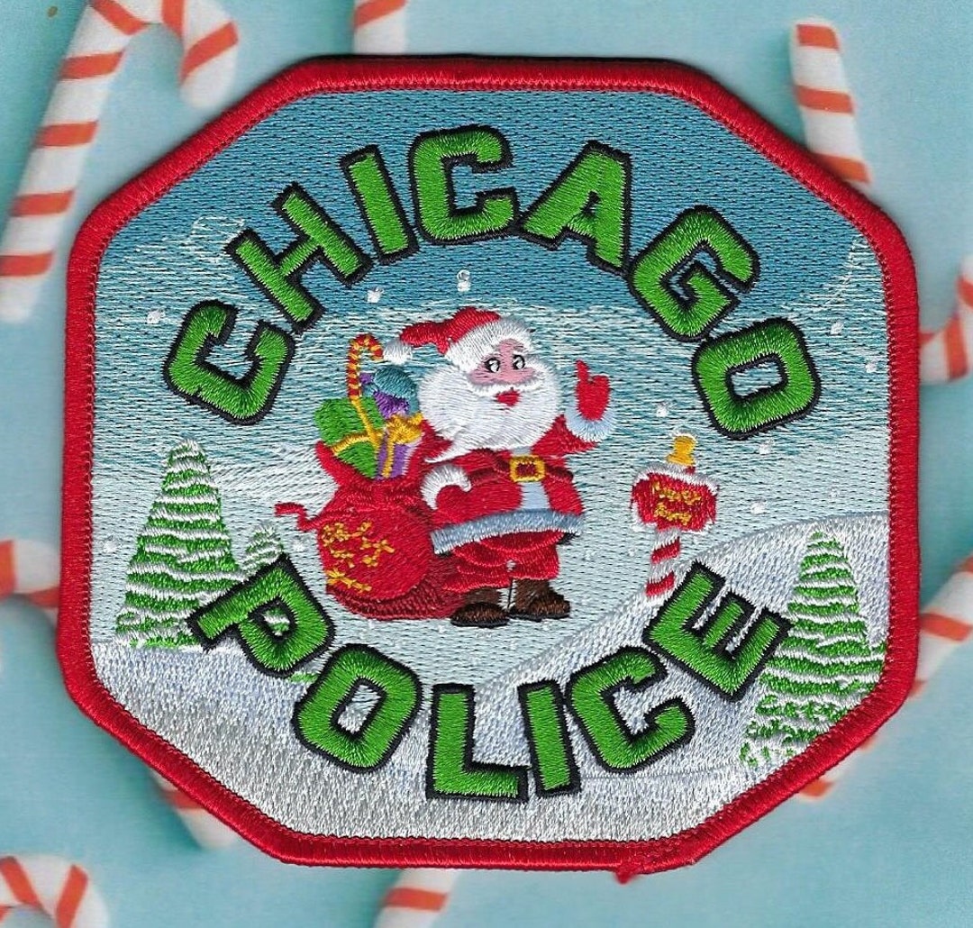 CHICAGO POLICE DEPARTMENT Limited Edition Christmas Patch LK at Santa ...