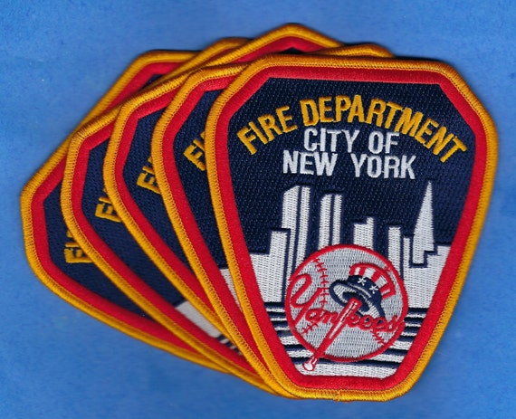 FDNY New York Yankees Patches 5 da Bronx Bombers - Etsy