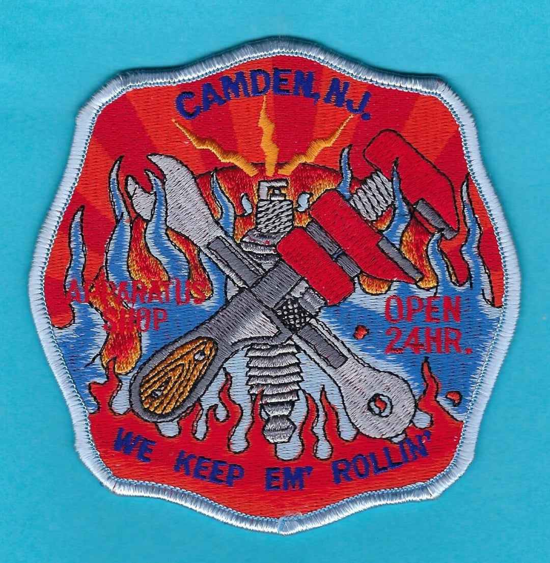 CAMDEN FIRE DEPARTMENT Fire Apparatus Shops Patch New Jersey We Keep Em ...