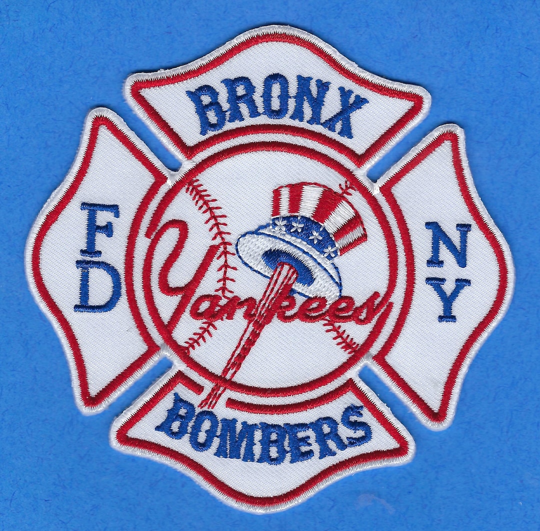 FDNY NEW YORK Yankees Embroidered Patch New York City Fire Department ...