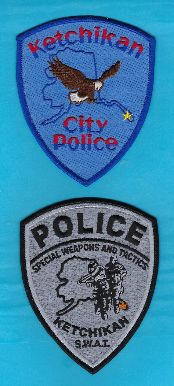 KETCHIKAN POLICE DEPARTMENT S-W-A-T Unit Patch Set Great - Etsy