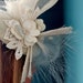 Ivory Cream Wedding Hat With Crinoline Bow Detail, Bride, Mother of the ...