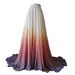 Ombre Sunset Wedding Skirt. Hand Painted Chiffon Wedding Skirt ...