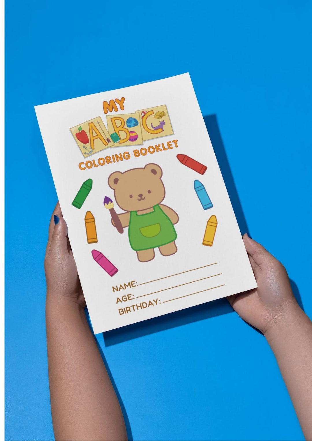My ABC Coloring Booklet - Etsy