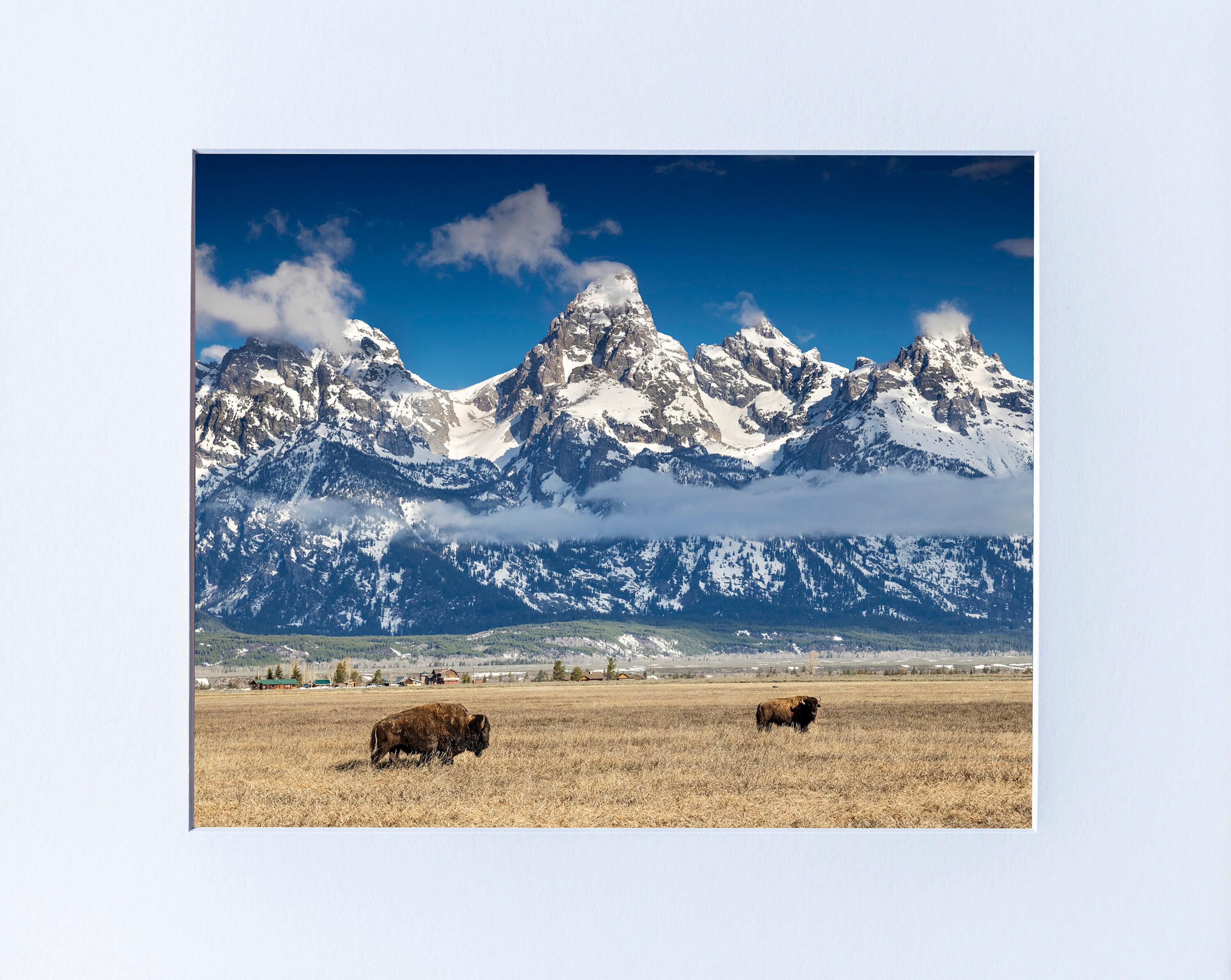 Nature Photo Matted Print- Grand Tetons- “A Jackson Moment“ Grand Teton ...