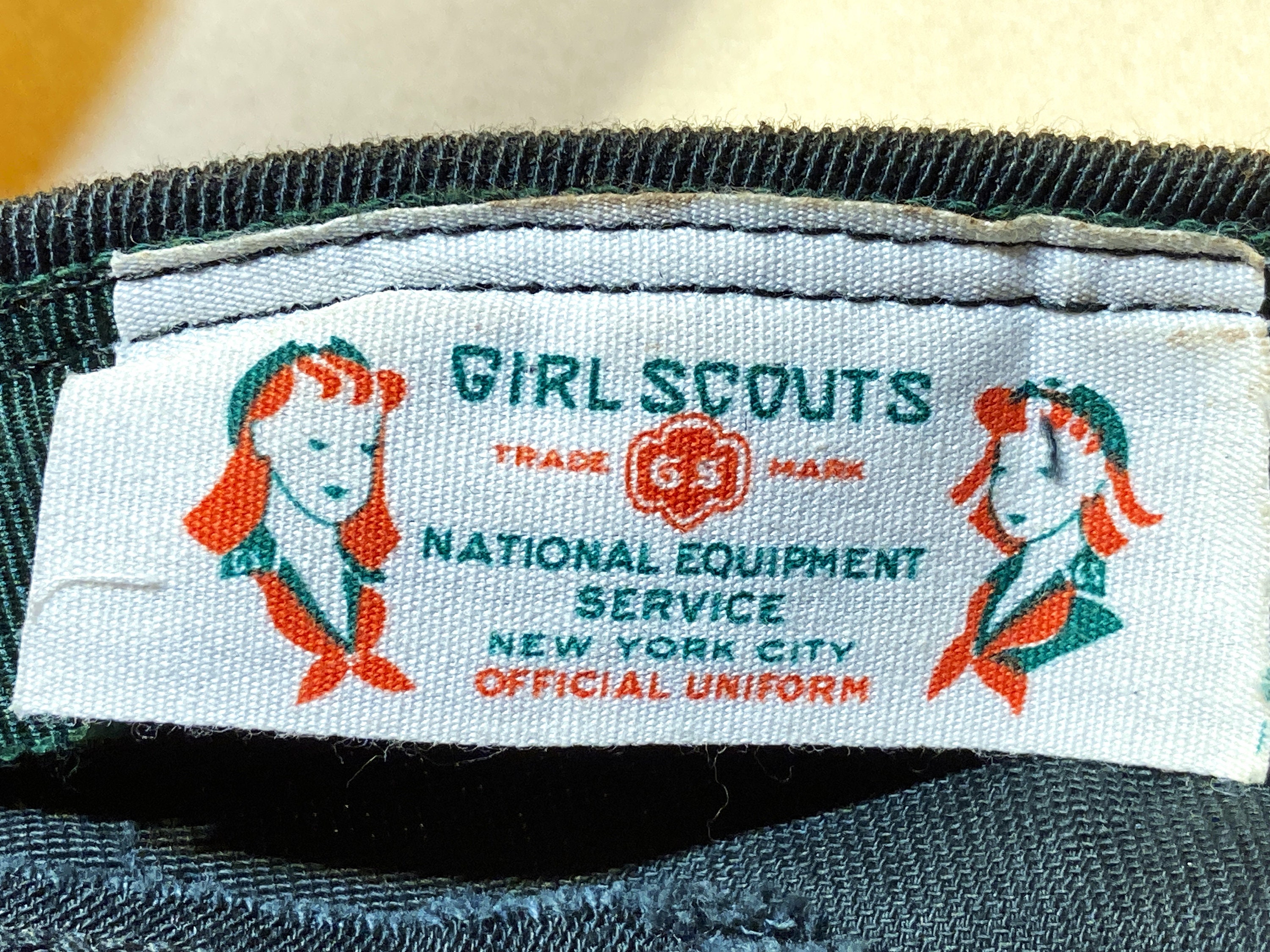 WWII Girl Scout Garrison Cap With Senior Service Scout SSS Badge and ...