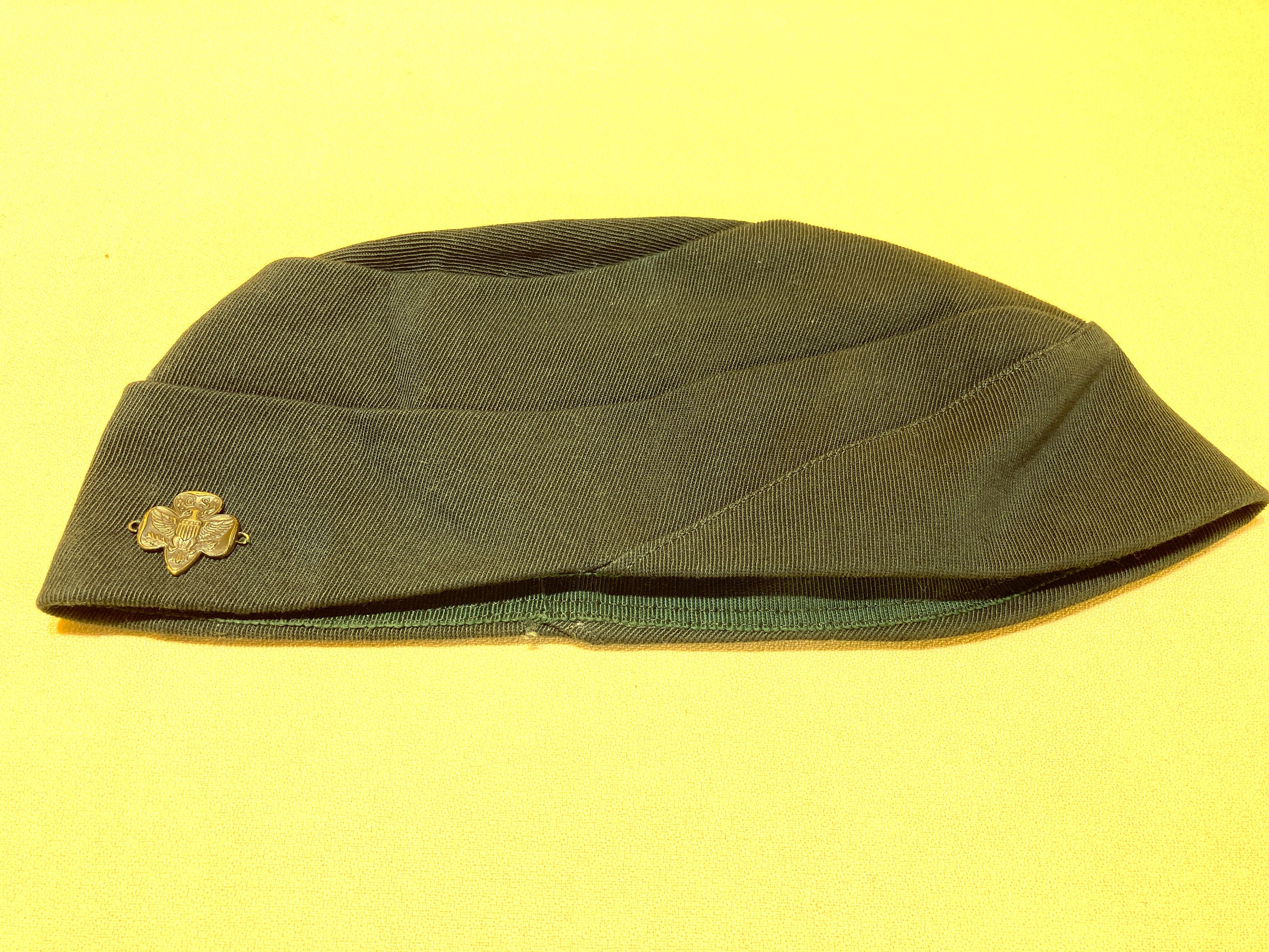 WWII Girl Scout Garrison Cap With Senior Service Scout SSS Badge and ...
