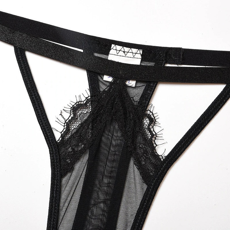 Open Crotch Lingerie See Through Lingerie Set Lingerie Crotch Etsy Uk